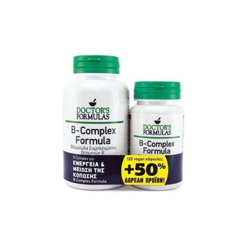Doctors Formulas B Complex Formula 120 Capsules T 60 Capsules
