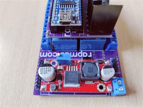 Channel Relay Shield With Arduino Nano VDC Power Supply Module RAPMAS