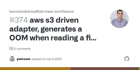 Aws S3 Driven Adapter Generates A Oom When Reading A File Big Enough · Issue 374