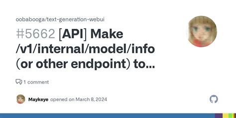 [api] make v1 internal model info or other endpoint to return model settings that can be