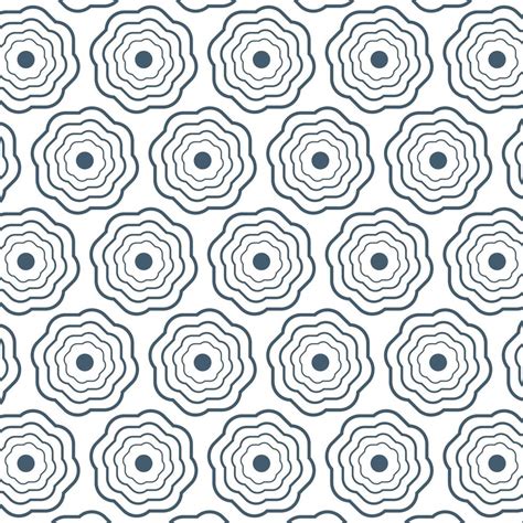 Abstract Monochrome Geometric Pattern Repeating Vector Background