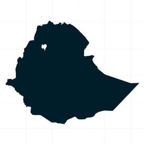 Ethiopia Map Mercator Projection Showing Kilil And Astedader
