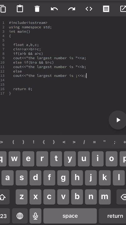 Find The Largest Number Among Three Numbers Using C Youtube