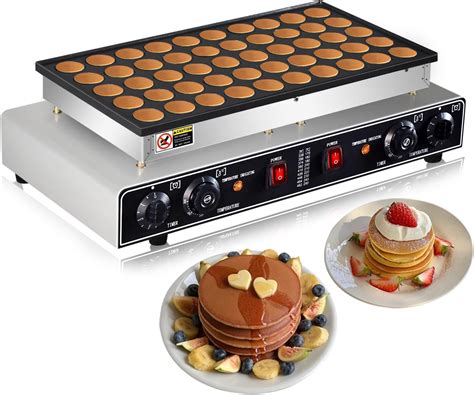 50pcs Mini Pancake Maker 110v 1900w Commercial Mini Dutch Pancake Maker Machine 1