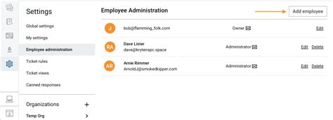 adding a new admin in cloud help desk spiceworks