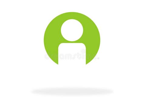 Green User Account Or Profile Icon Stock Illustration Illustration
