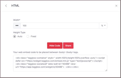 How To Embed Tumblr Feeds On HTML Website Taggbox Support