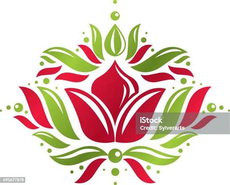빈티지 전 령 벡터 상징 릴리 꽃 로얄 기호를 사용 하 여 만든 에코 제품 기호 유기농과 건강 한 음식 테마 그림입니다 0명에 대한 스톡 벡터 아트 및 기타 이미지 Istock
