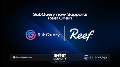 SubQuery Now Supports Reef Chain Smart Liquidity Research