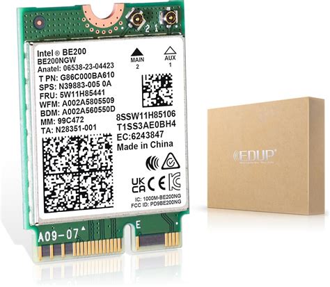Amazon In Buy Wifi Network Card Intel Be Ngw Mbps Bluetooth Be Ngff M