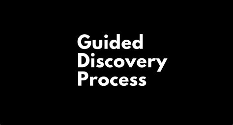 Guided Discovery Process In Person Coaching Session And Lab — The