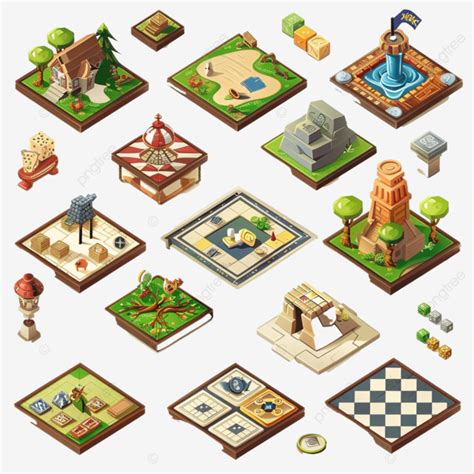 보드 게임 아이소메트릭 디자인 컨셉 의사소통 재미있는 교육 Png 일러스트 및 이미지 에 대한 무료 다운로드 Pngtree