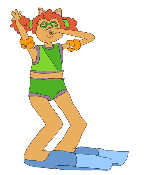 Sue Ellen Armstrong Doing The Swim By Sotosbros On Deviantart