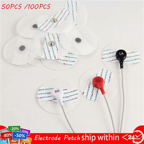 50pcslot Electrode Patch Medical Disposable Ecg Ekg Accessories Non