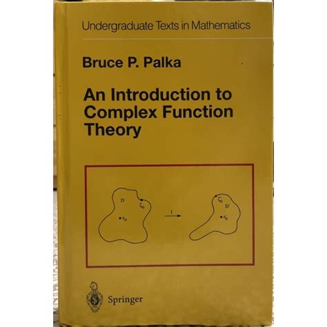 Bruce P Palkaan Introduction To Complex Function Theory 蝦皮購物