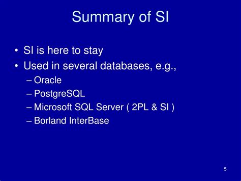 Ppt Database Replication Using Generalized Snapshot Isolation