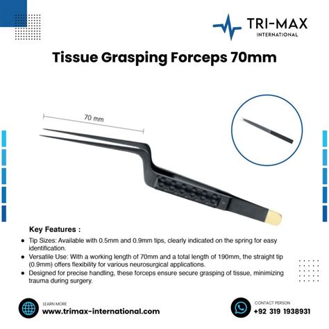Tissue Grasping Forceps Key Features Tip Sizes Available With 05mm
