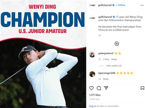 Wenyi Ding Becomes First Chinese Male Usga Winner