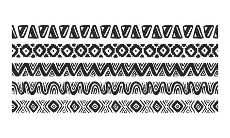 Tribal Stripes Vector Art Icons And Graphics For Free Download