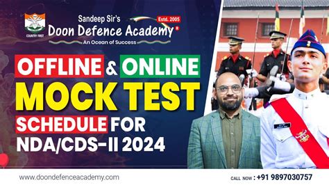 sandeep sir s dda begins offline and online mock test series for nda