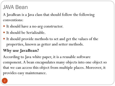 Session 4 Understanding Java Beanspptx