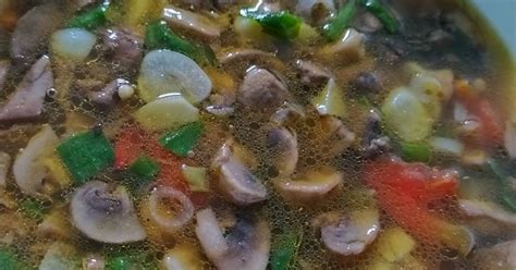 Resep Jamur Kancing Kuah Pedas Oleh Mia Teja Kusumah Cookpad