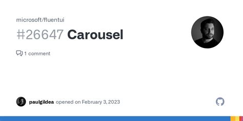 Carousel Convergence · Issue 26647 · Microsoftfluentui · Github