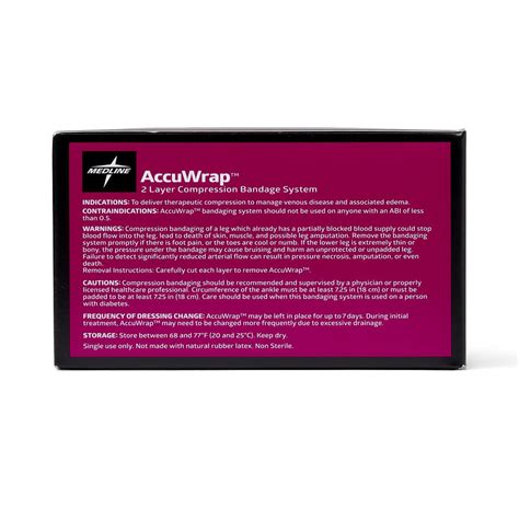Medline Accuwrap 2 Layer Compression Bandage System