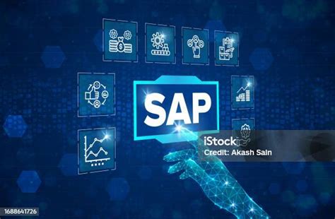 Sap System Software Automation Enterprise Resource Planning Construction Concept On Virtual