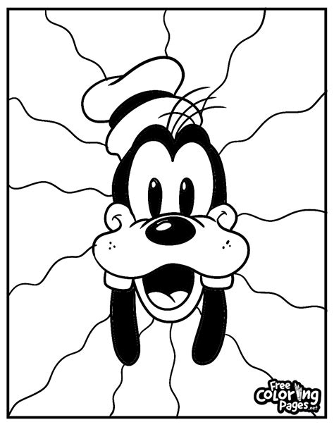 Free Printable Goofy Coloring Pages [2025]