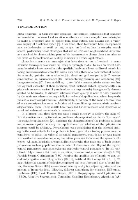 Specific Parameter Free Global Optimization To Speed Up Setting And Avoid Factors Interactions