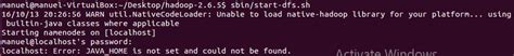 Starting Hadoop Single Node Cluster In Virtual Machine Stack Overflow