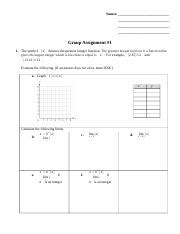 Greatest Integer Function And Limit Calculations Group Course Hero