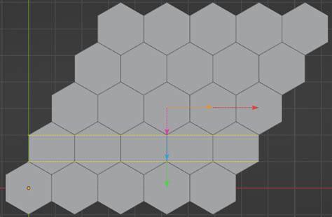 geometry nodes how to grow a perfect honeycomb structure out of