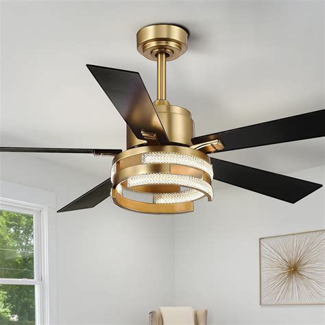 52 Flush Mount 5 Blade Ceiling Fans With Light And Remote On Sale