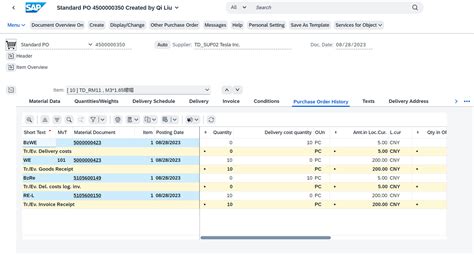 Planned Delivery Cost Of Purchasing In S 4hana Clo Sap Community
