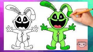 How To Draw Craftycorn From Poppy Playtime Smiling Critters Cute Easy Drawing Tutorial Cute Tea