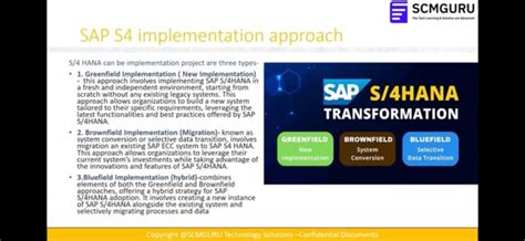 Sap S4 Implementation Approaches Please Check It Our Here 👇🏻