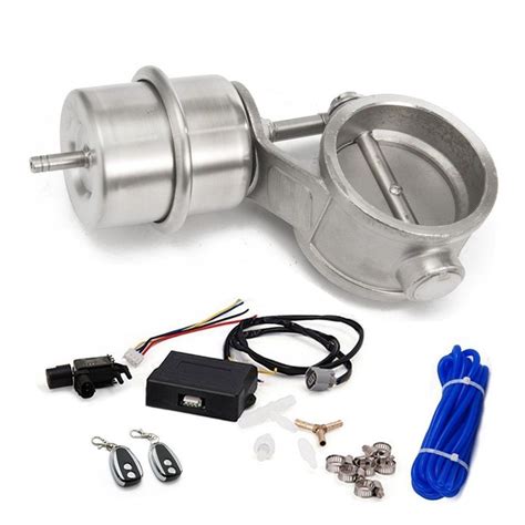 Car Exhaust Cutout Vacuum Valve With Wirelss Remote Controller