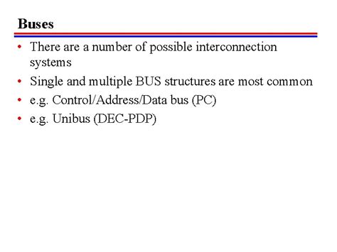 Ch 03 System Buses Computer Components Computer Function