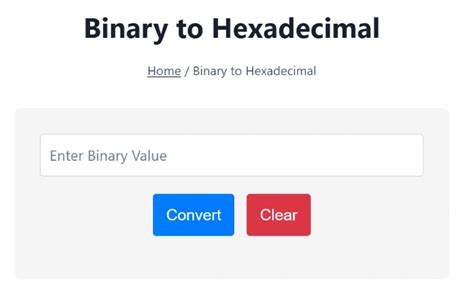 Binary To Hex Converter Instant And Accurate