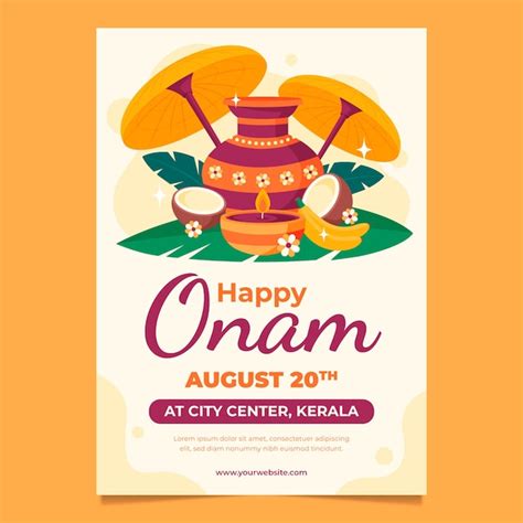 Onam Celebration Posters Vectors And Illustrations For Free Download