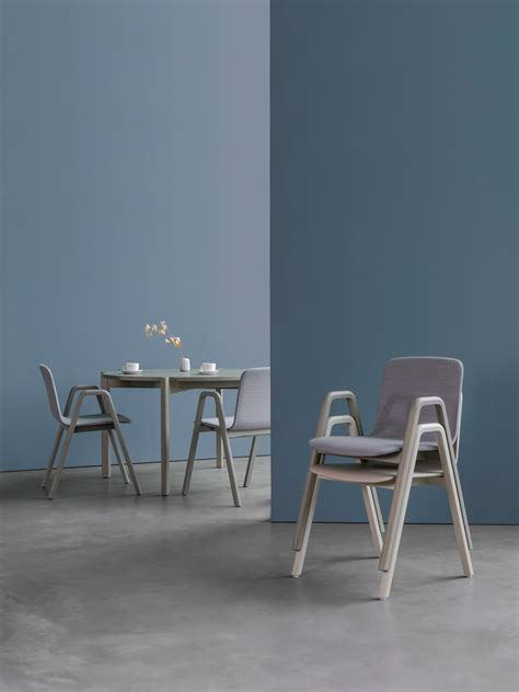 naku stack chair by harri korhonen for inno dezeen showroom