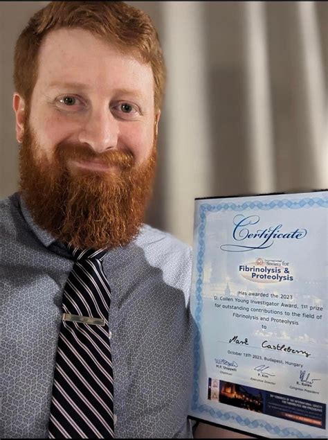 Camden Native Receives The Désiré Collen Young Investigator Award For