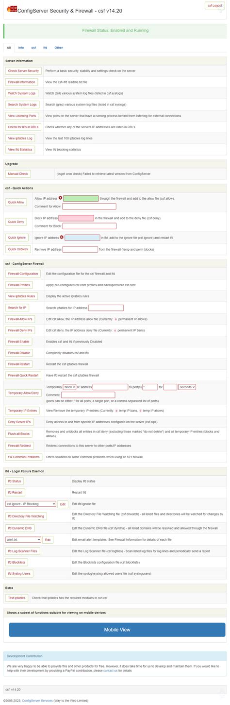 How To Install And Configure Config Server Firewall Csf On Rocky Linux 9