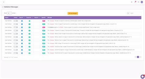 Validation Messages Spreadsheetweb Help