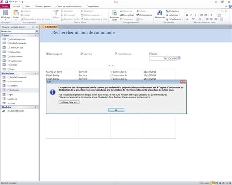 Formulaire De Recherche Multicritères Vba Access