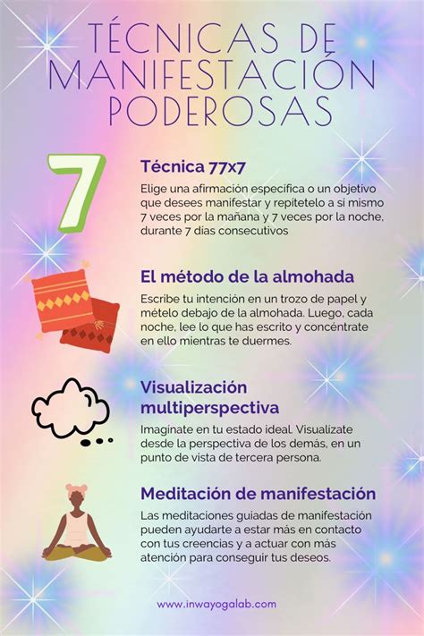 Técnicas De Manifestación Poderosas Ley De Manifestacion Metodo De