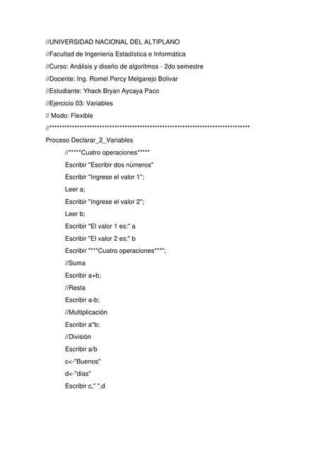 Variables Estadística E Informática Udocz