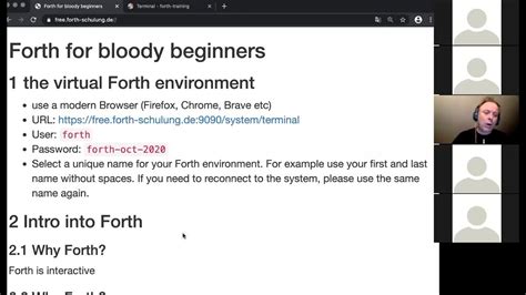 Forth Programming Language Shropshire Lug Oct 2020 Youtube